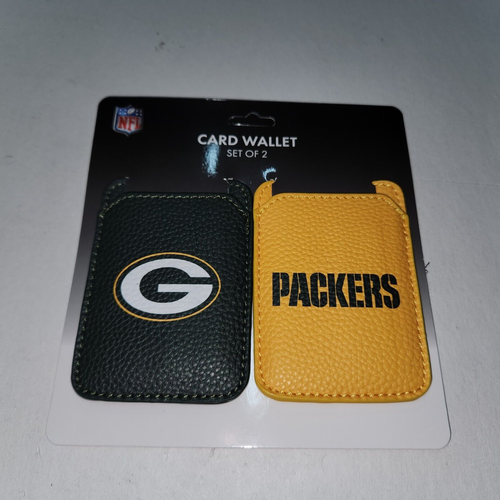 Green Bay Packers NFL Cell Phone Card Wallet Set of Two | eBay