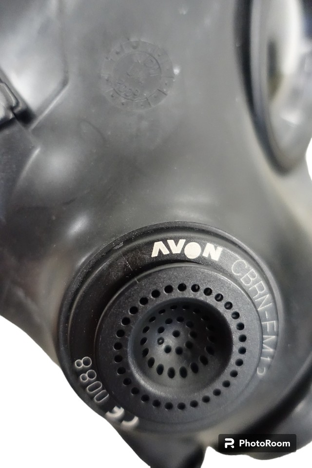 Gas Mask Avon FM12 Rubber Sizes 1, 2, 3 Available Respirator Only No ...