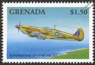 RAF Supermarine SPITFIRE Mk.XVI (AB502 244 Wing N.Africa) WWII Aircraft ...