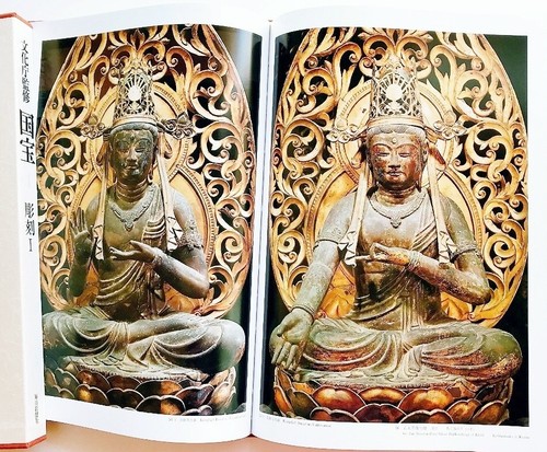 Large-sized illustrated book Japanese National Treasure Buddhist ...