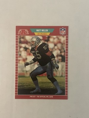 1989 Pro Set #188 Matt Millen | eBay
