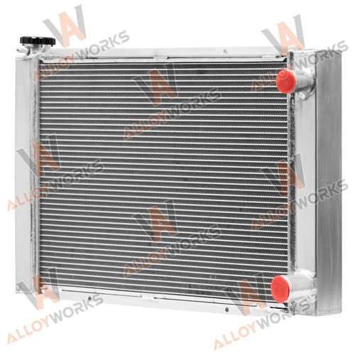 Universal 2 Row Aluminum Racing Radiator Fit Chevrolet GM Double Pass ...