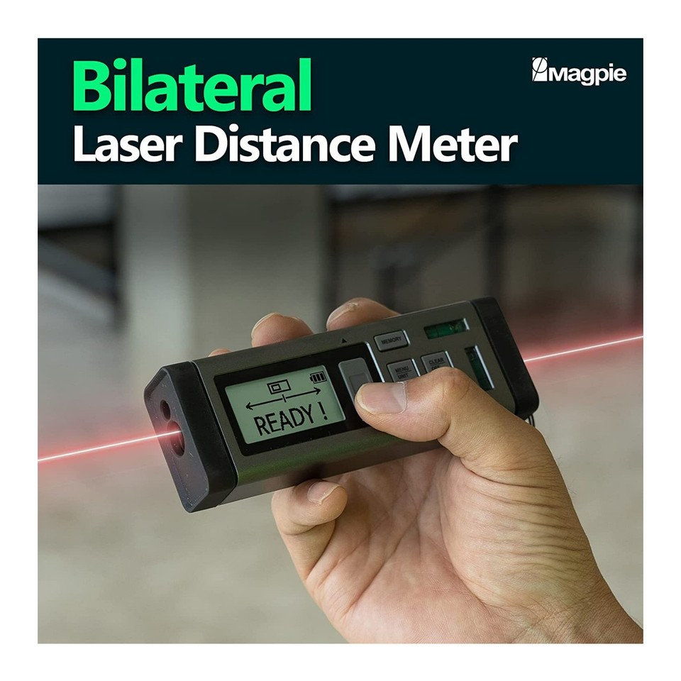 Magpie VH80 262 Feet Range 3 in 1 Measurements Laser Measurement Tool ...