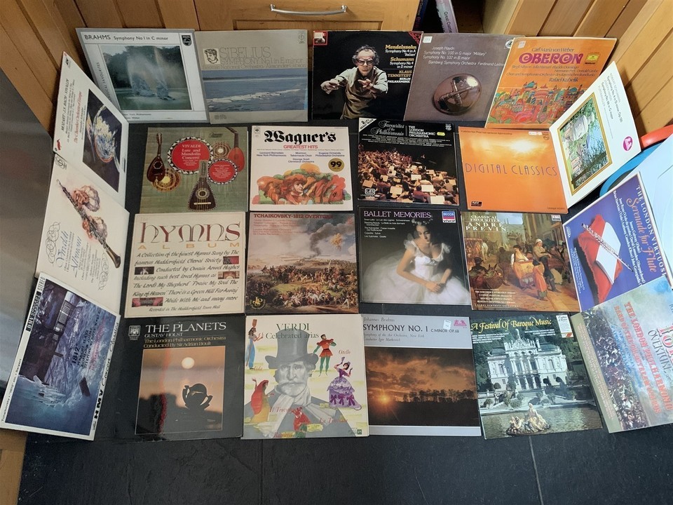 CLASSICAL MUSIC VINYL RECORD COLLECTION 173 ALBUMS 12" FREE UK POSTAGE ...