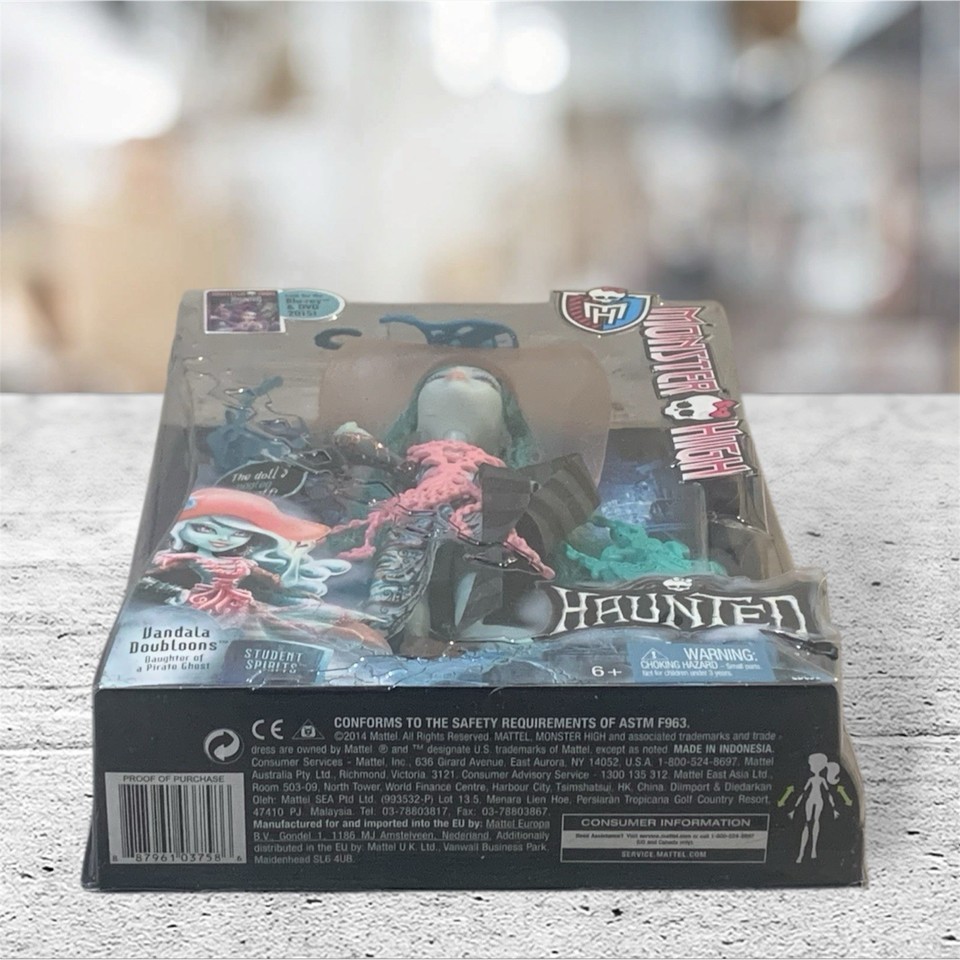 Monster High Haunted Student Spirits Doll Vandala Doubloons 2014 NIB ...