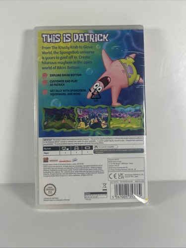 SpongeBob Squarepants: The Patrick Star Game Switch BRAND NEW AND ...