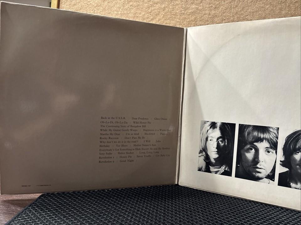 Beatles / WHITE ALBUM 1976 Capitol Purple LABELS 2LP SET / SWBO 101 ...