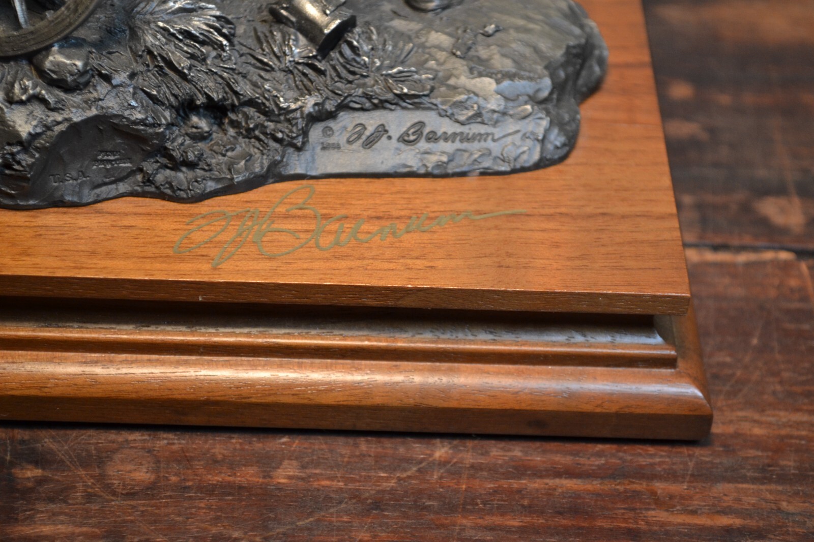 Chilmark Pewter Francis Barnum Civil War Sculpture - "JEB Stuart" | eBay