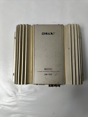 Sony XM-250 | 2-CHANNEL BRIDGEABLE POWER AMPLIFER | eBay