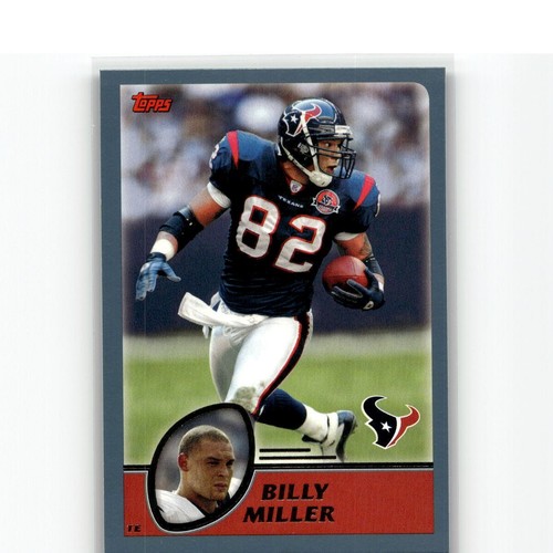 2003 Topps Billy Miller #277 Houston Texans Football Card | eBay