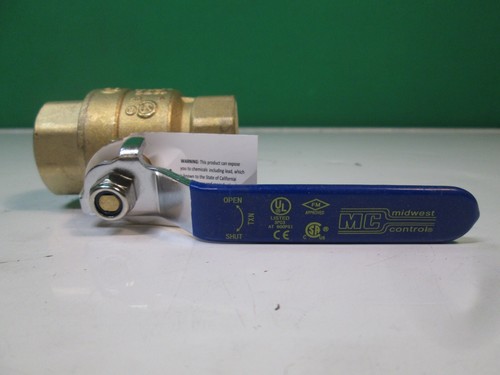 MIDWEST CONTROL 1" Brass Ball Valve, 600 WOG 600 PSI CGA 3.16 125G | eBay