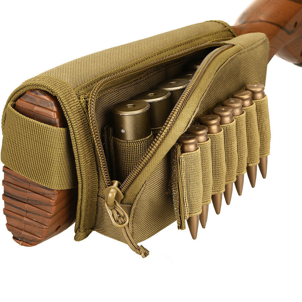 Tactical Buttstock Shotgun Rifle Shell Holder for Cheek Rest Ammo ...