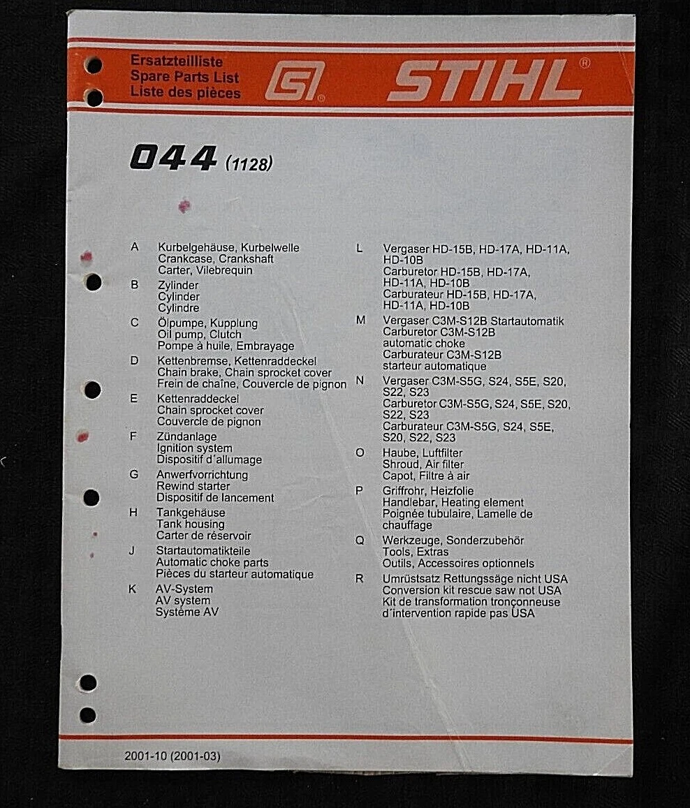 044 Stihl Chainsaw Service Manual