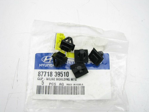 (5) NEW GENUINE Waist Line Moulding Mounting Clips OEM For Hyundai ...