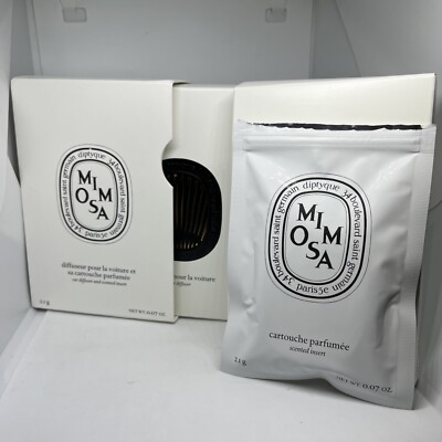 Diptyque Mimosa Car Diffuser And Scented Insert 0.07oz *Open Insert* | eBay