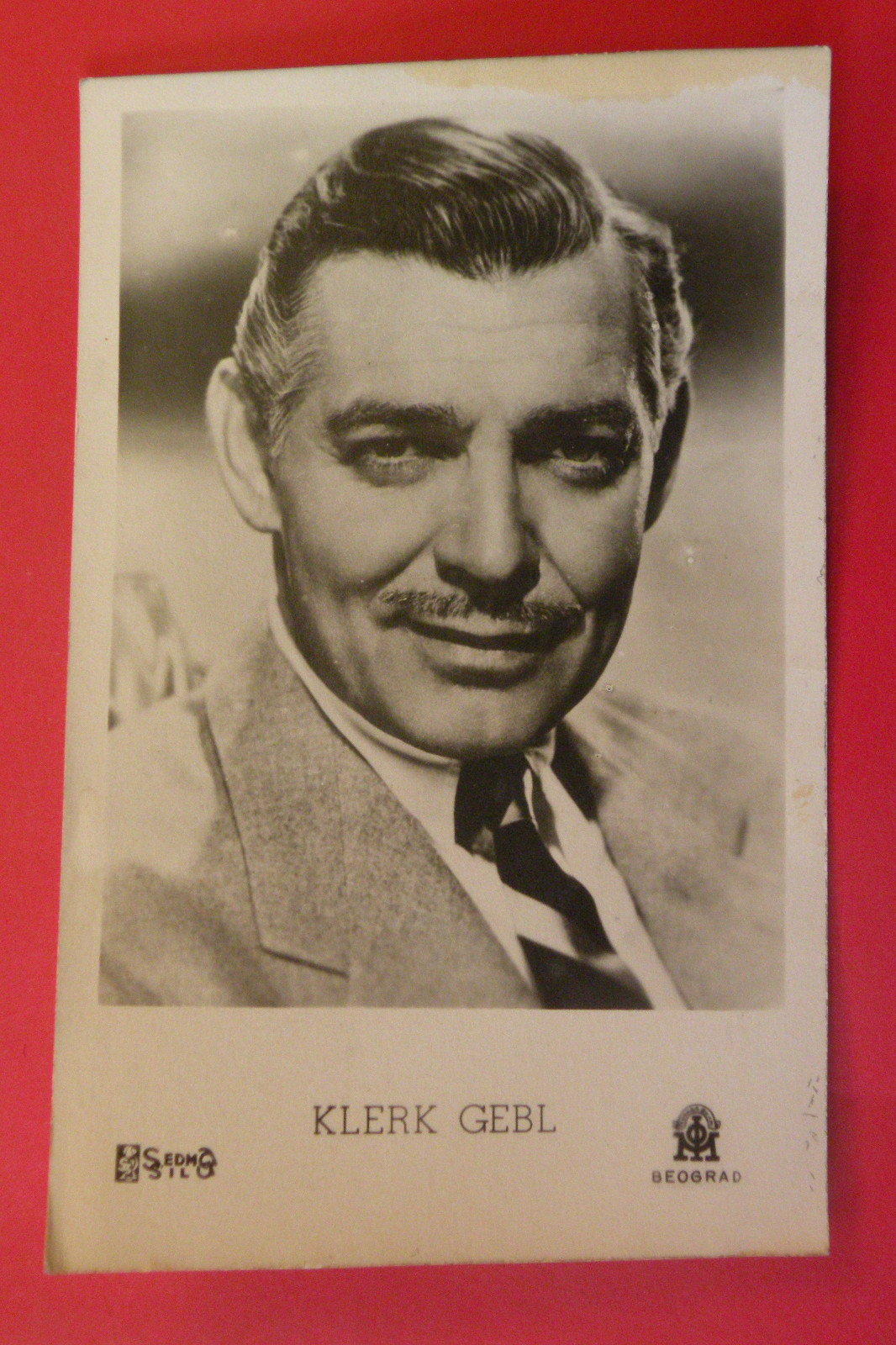 CLARK GABLE 50’ RARE VINTAGE ORIGINAL EXYU POSTCARD PHOTO | eBay