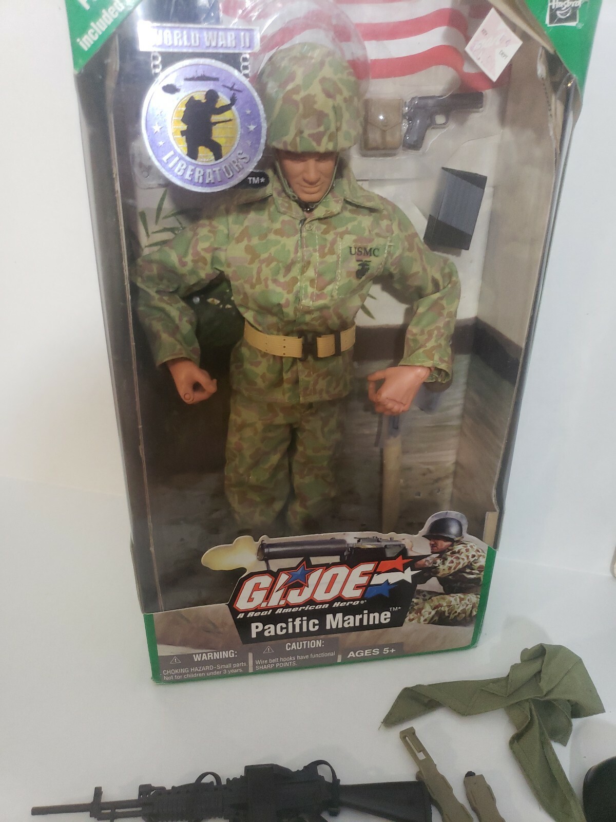 Gi Joe lot Pacific Marine WWII Navy Seal Take Down Marine Squad Leader ...