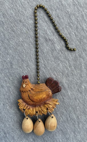 Laying Hen Hatching Eggs Light Ceiling Fan Pull Chain Chicken Rooster ...