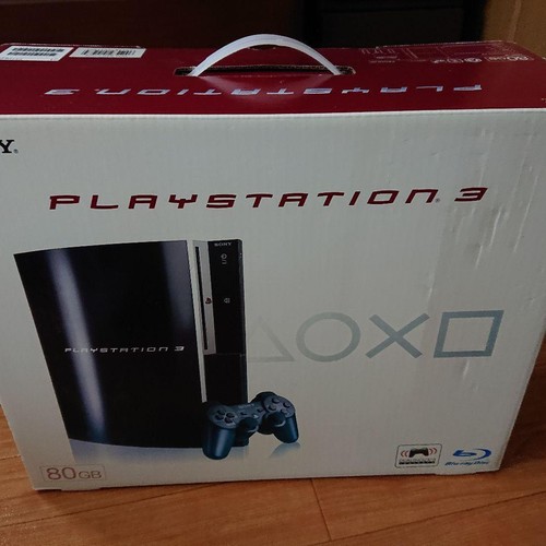SONY PLAYSTATION 3 (80GB) black PS3 CECHL00 Japan game Console boxed ...