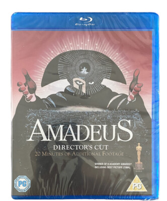 NEW Amadeus (Blu-ray, 1984) Director’s Cut (2001) FOR UK (Region code 2 ...