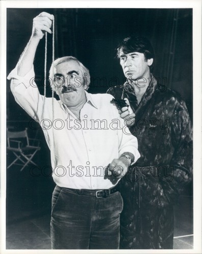 1985 Actors Milo O'Shea Keith Baxter in Broadway Play Corpse Press ...