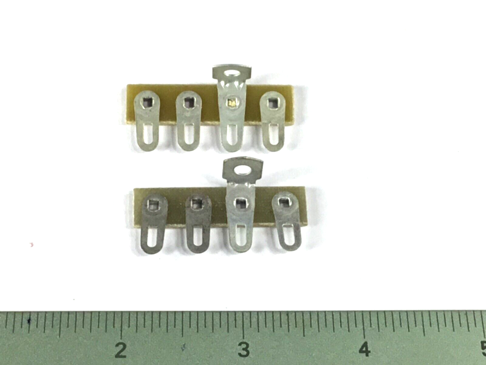 Lot of 2 NOS 4 Lug Phenolic Terminal Strips with Solder Lugs Tube Amp ...