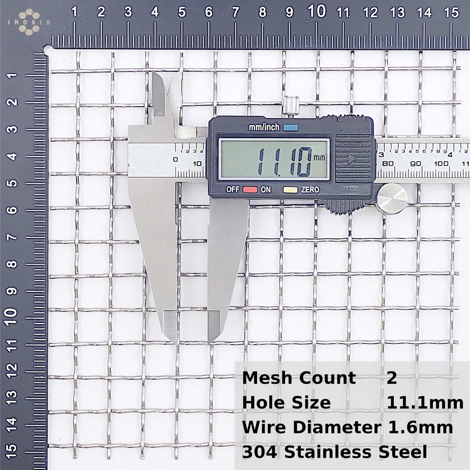 STAINLESS STEEL WOVEN WIRE MESH (filter grading sheet) | eBay