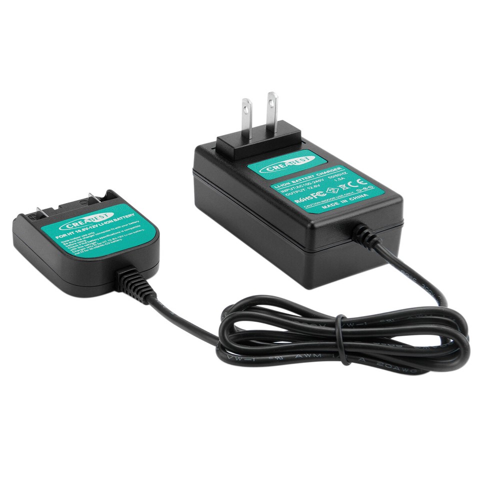 10.8V/12V Li-ion Battery/Charger for Hitachi BCL1015 BCL1015S 331065 ...