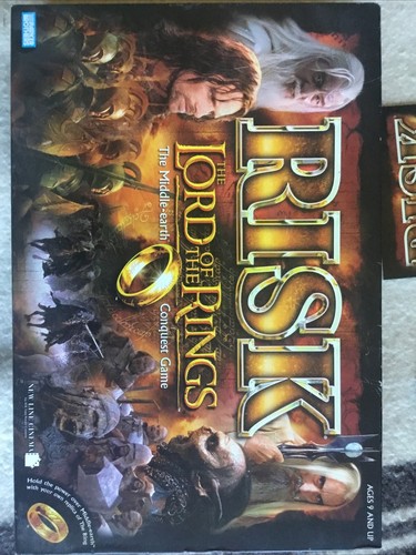Risk Lord of the Rings Board Game The Middle Earth Conquest Complete ...