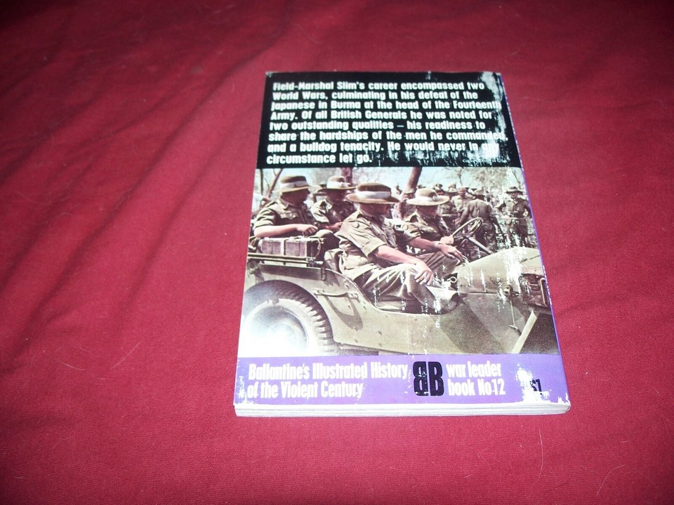 BALLANTINE'S ILLUSTRATED HISTORY, WAR LEADER BOOK #12 "SLIM" | eBay