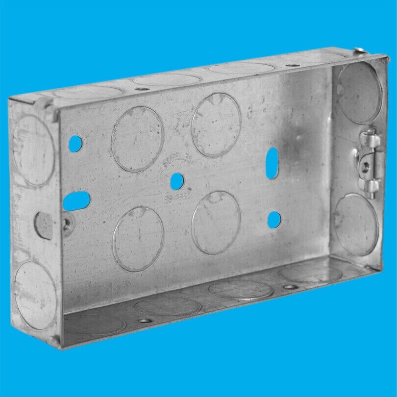 10x 35mm Deep 1Gang Dry Lining Plasterboard Cavity Wall Socket Back Box ...