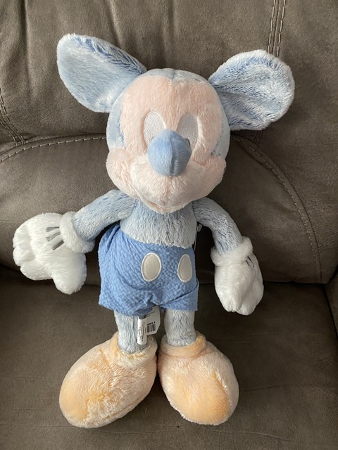 Disney Store Exclusive Blue Mickey Mouse Plush | eBay