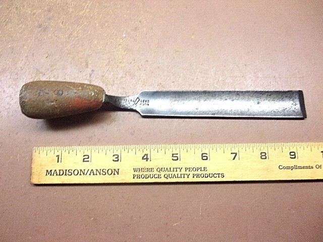 Vintage Buck Bros Cast Steel Crank Neck Tang Gouge Chisel 9 3/4" x 1 ...