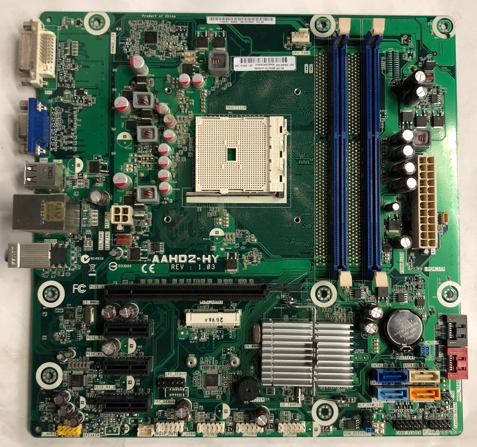 HP Pro 3405 Microtower PC AAHD2-HY Motherboard- 701022-001 | eBay