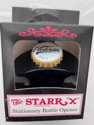 VICTORIA Cerveza Beer Cap - STARR X Wall Mount Stationary BOTTLE OPENER ...