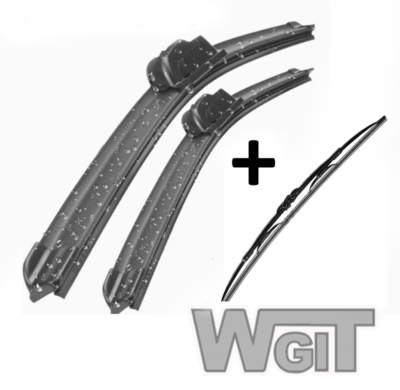 For Toyota Hiace Wiper Blades Aero VAN 1998-2004 For FRONT PAIR & REAR ...