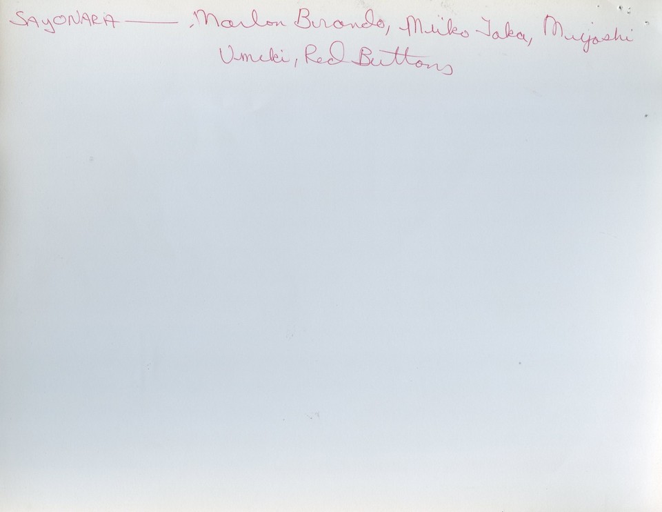 SAYONARA 8x10 b/w Press Photo / Red Buttons/ M. Umeki/ Miiko Taka ...