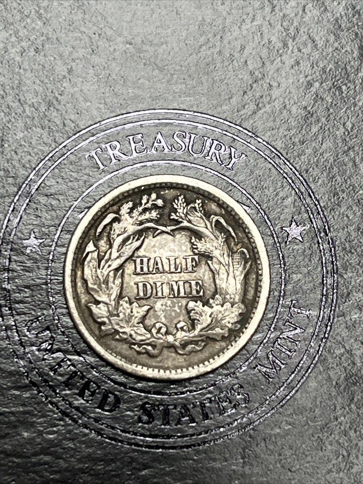 1872 Seated Liberty Silver Half Dime | eBay