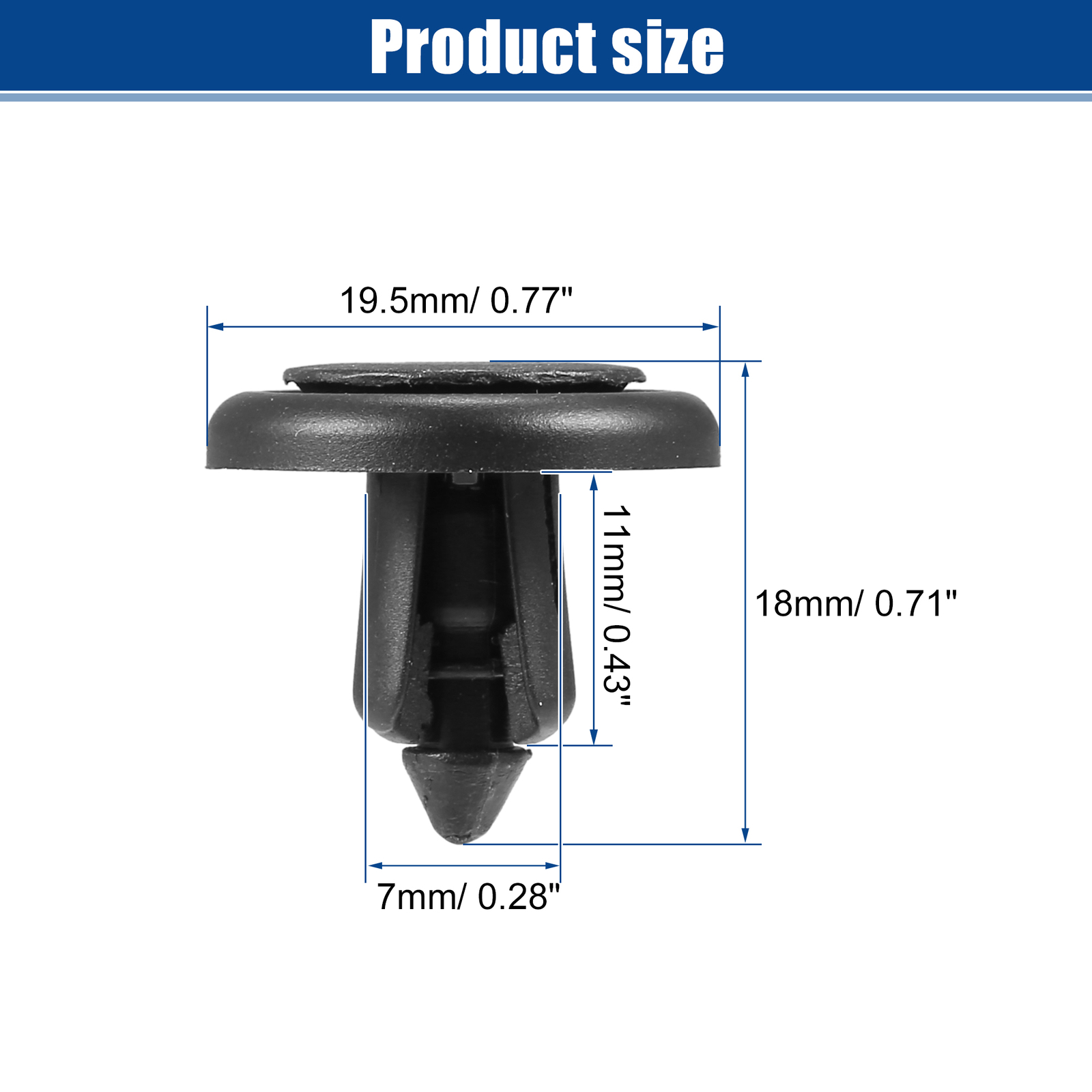 Clips de fixation de garde-boue pour Toyota Camry 2002-2014 No ...