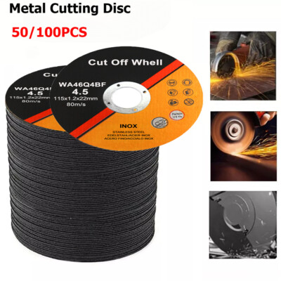 50/100x 4-1/2" x .040" x 7/8" Cut off Wheels Stainless Steel Metal ...