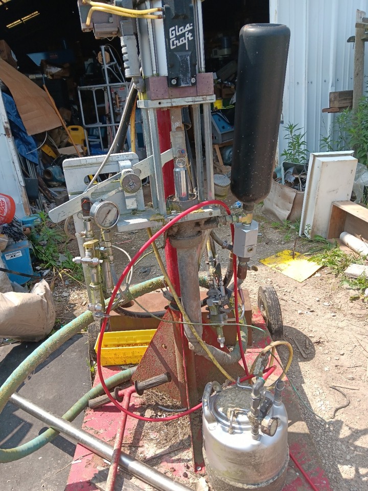 Glas Craft fiberglass Spray System Chopper Gun And Controls | eBay