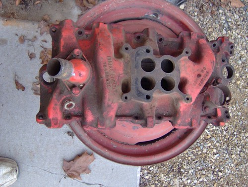 1957 57 corvette chevy bel air 150 210 nomad 283 4 barrel intake ...