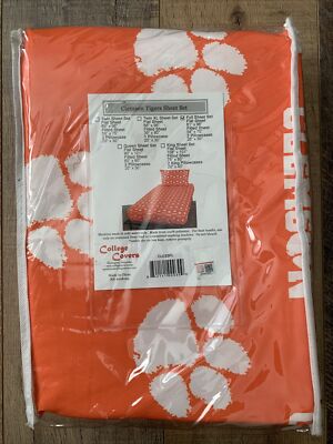Clemson Tigers Sheet Set Full Bed | eBay