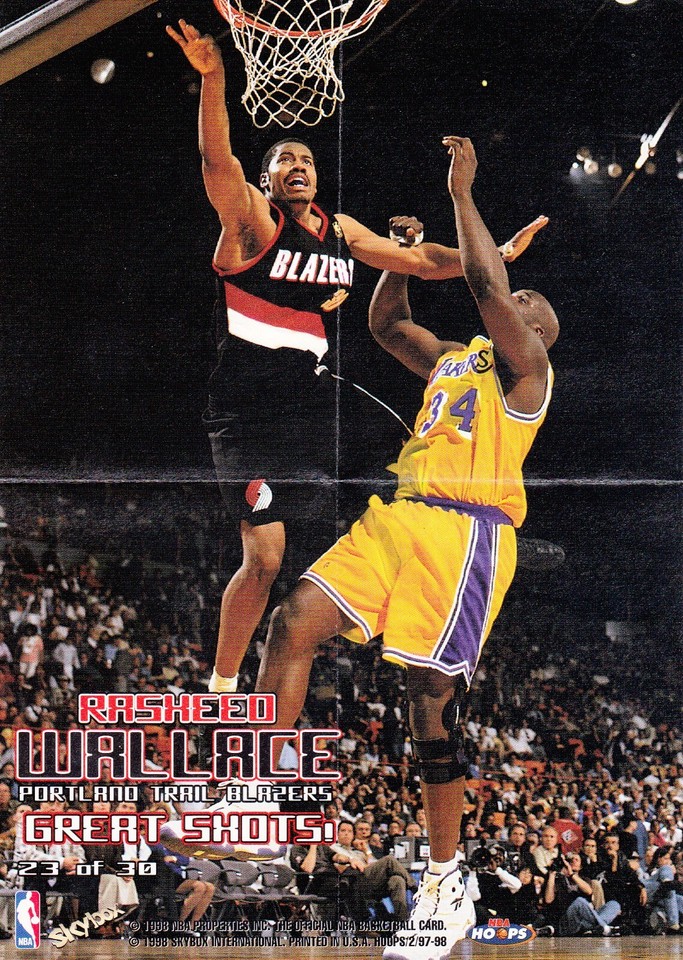 1997-98 Skybox Hoops GREAT SHOTS Mini Posters SET (30) Kobe-Iverson ...