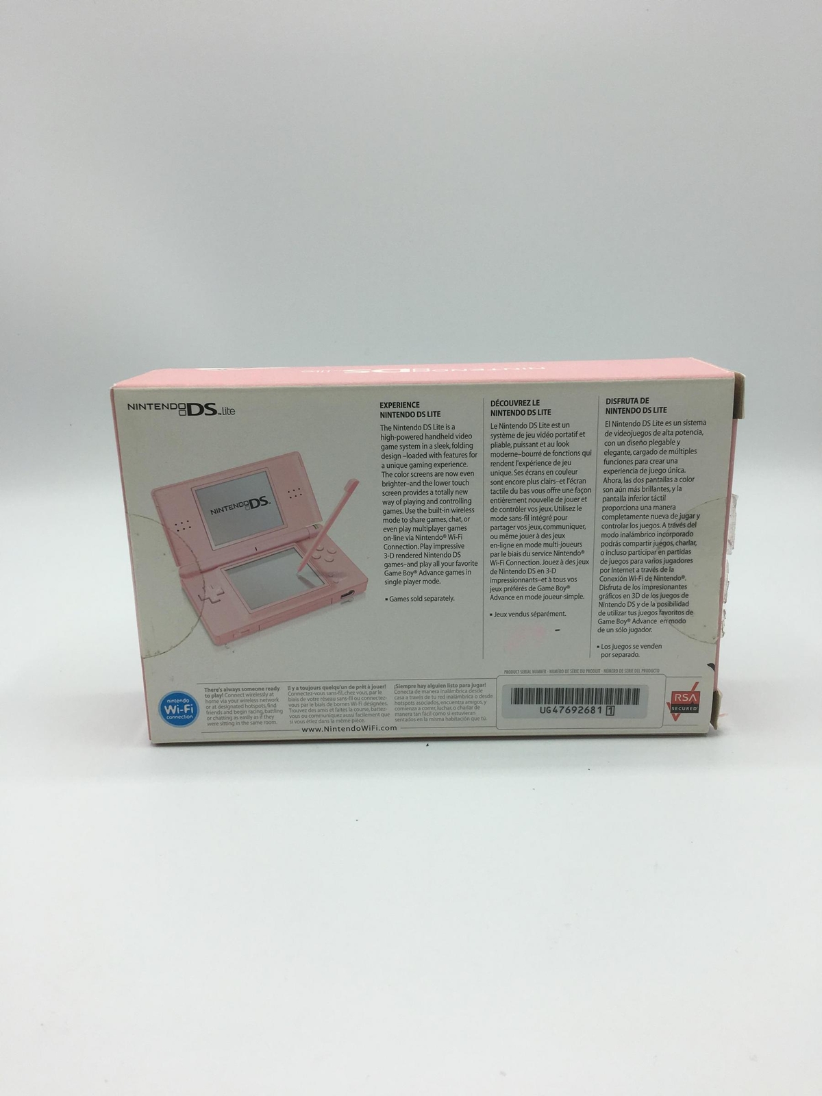 Nintendo DS Lite Console - Coral Pink (USGSPB) for sale online | eBay