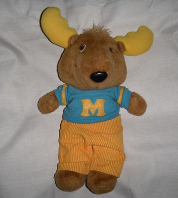 Vintage Get Along Gang Montgomery Moose 14" Plush Stuffed Toy Doll TOMY ...