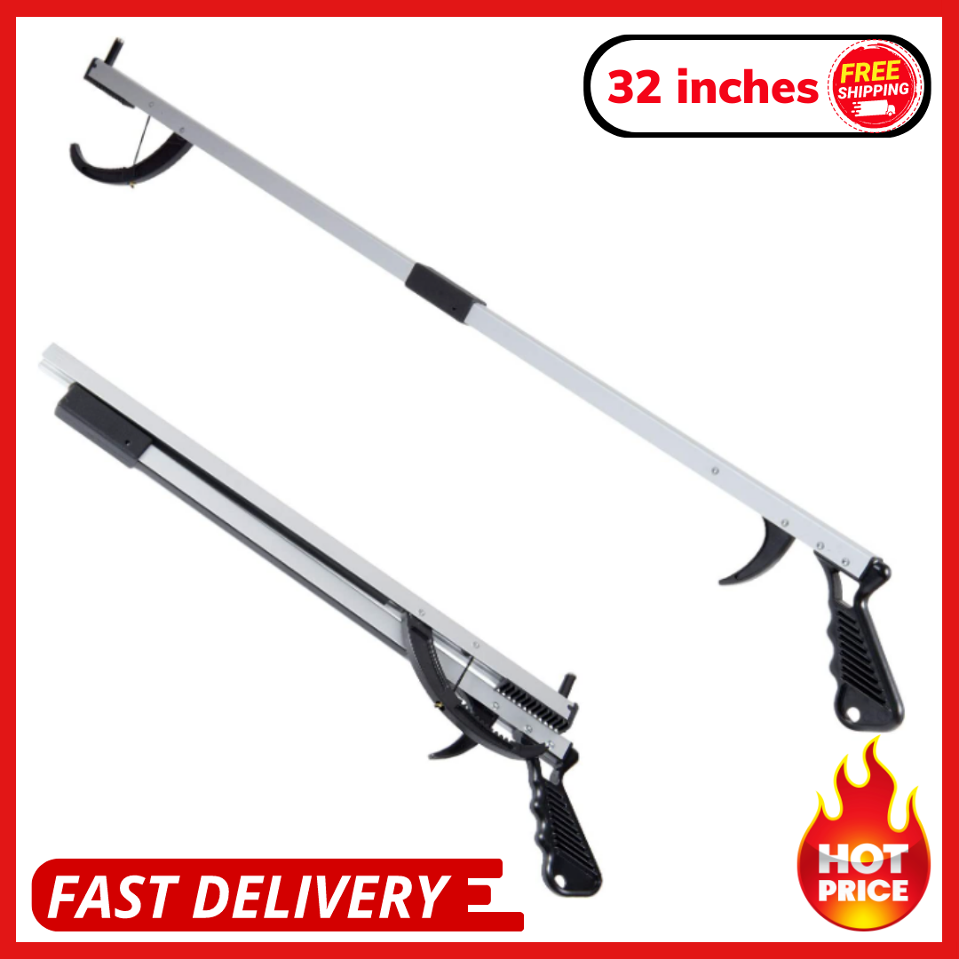 Heavy Duty Grabber Tool Industrial Pick Up Stick Trash Reacher Grip ...