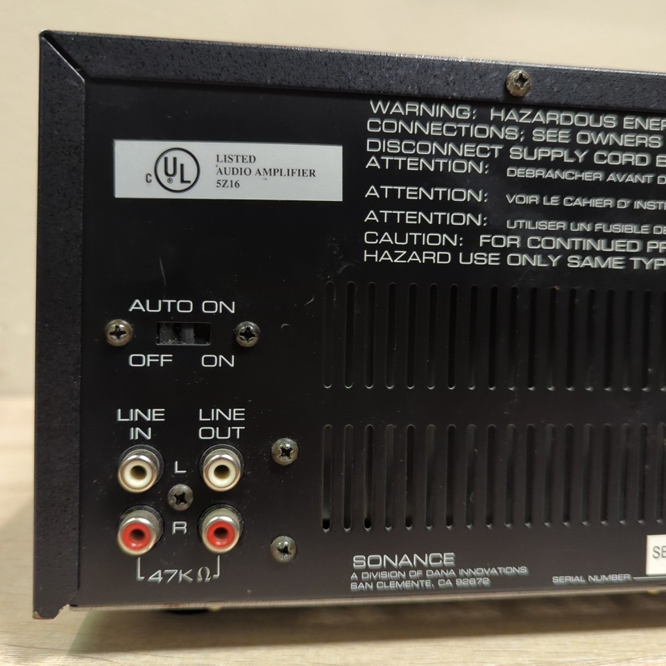 Sonance SONAMP 2120T Power Amplifier Tested | eBay