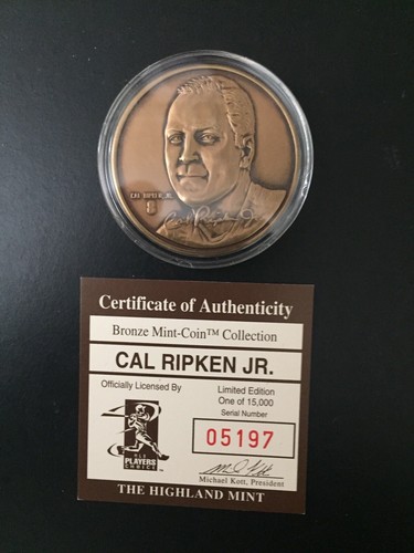 Cal Ripken Jr Highland Mint Coin | eBay