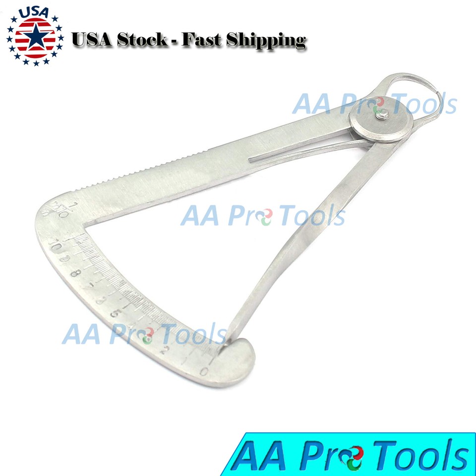 Iwanson Crown Caliper Metal Sharp spring measuring caliper gauge Dental ...